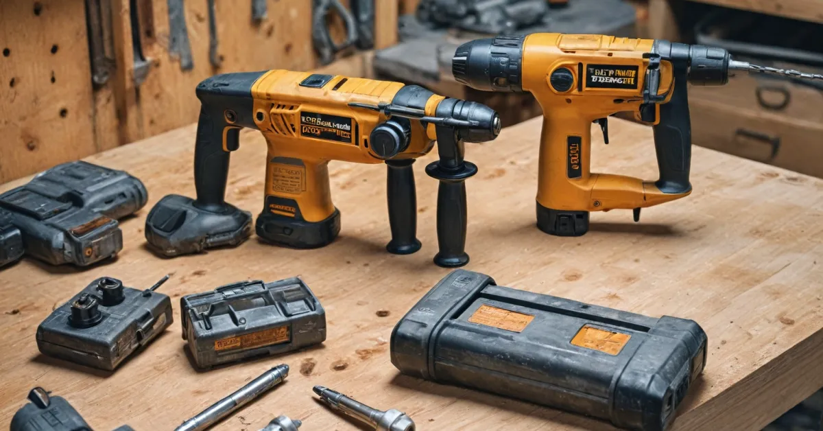 Choosing between a rotary hammer and a rotary drill: what you need to know